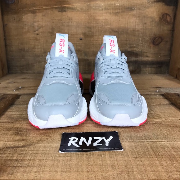 Puma | Shoes | New Puma Rsx Grey Shock Pink | Poshmark